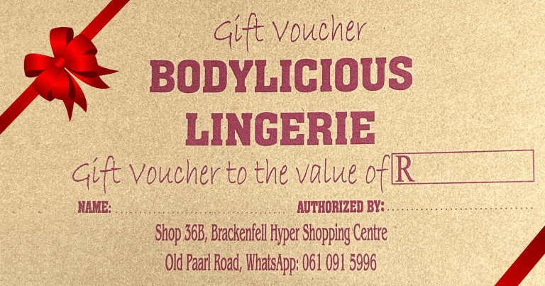Vouvher – Bodylicious Lingerie
